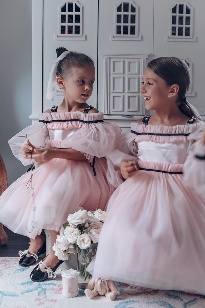 Coco-Pink Tulle Dress – Petite Maison Kids