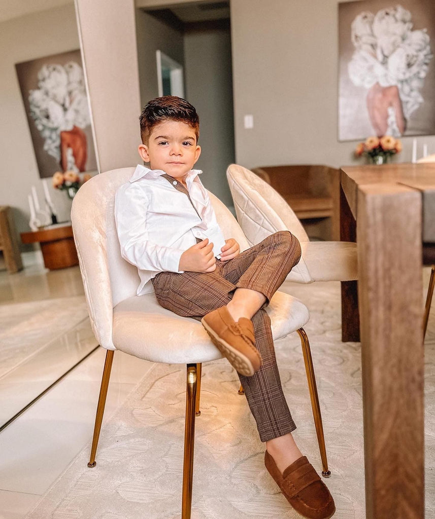 Blair Estate Tweed Shirt and Pants Set – Petite Maison Kids