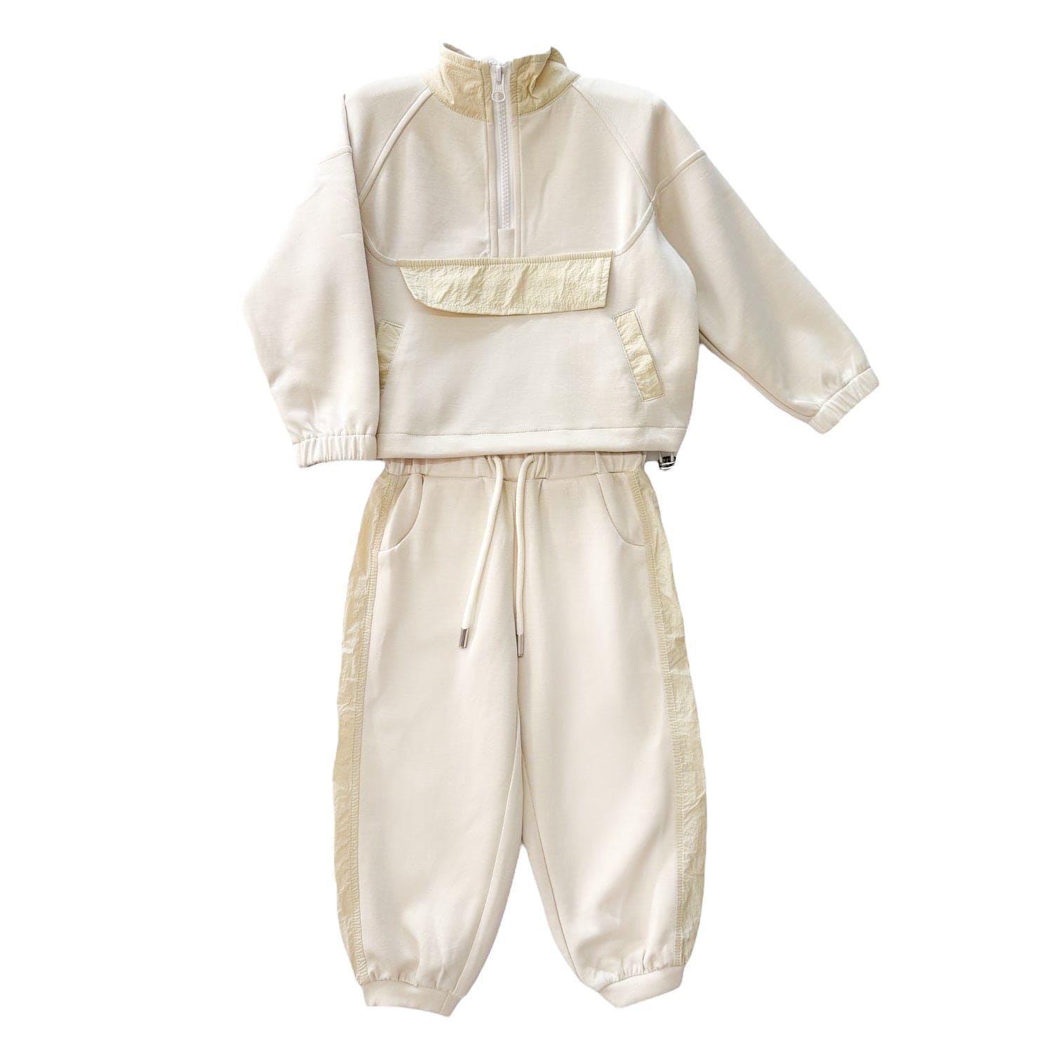 Beige Modal Track Suit