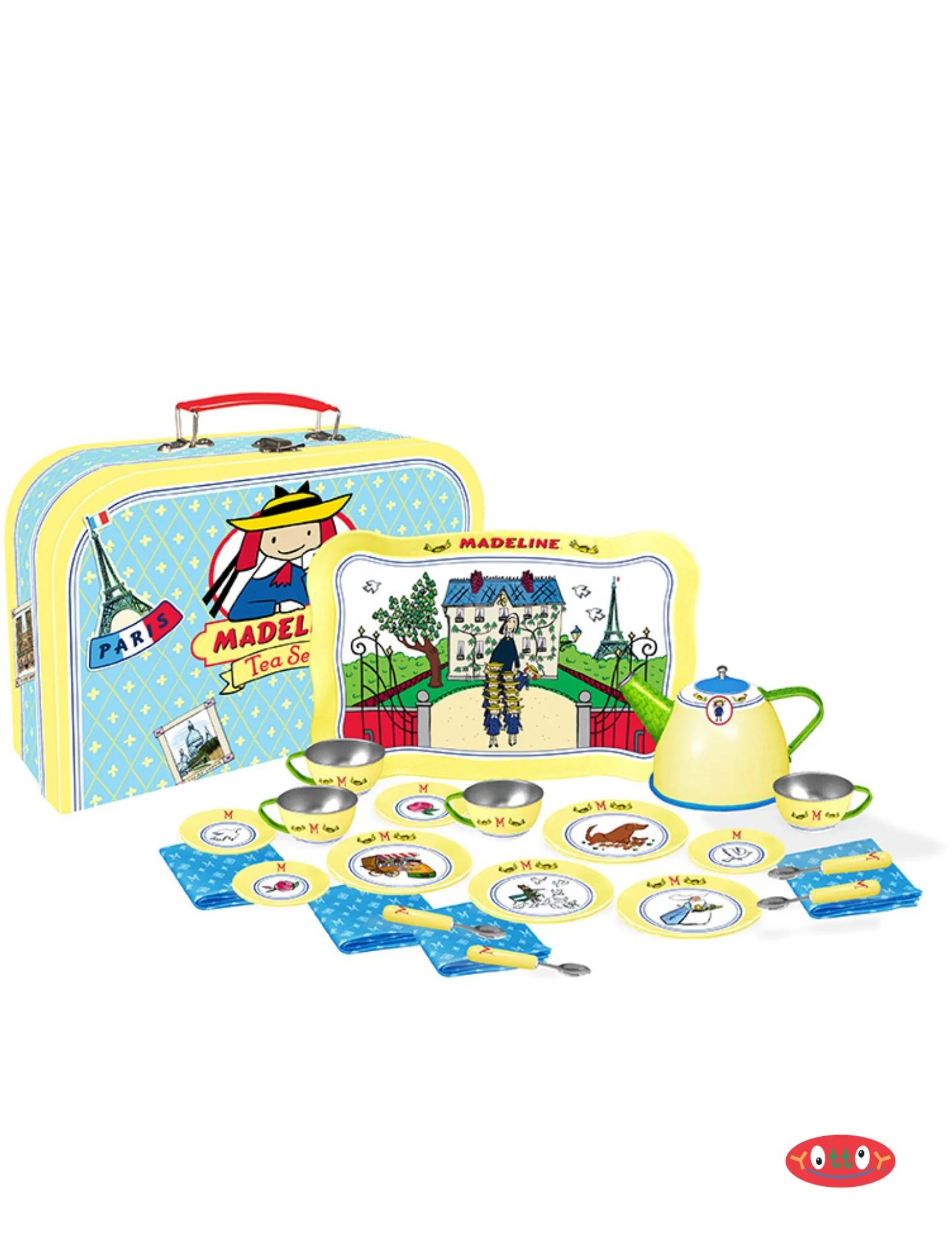 Madeline 23 Piece Tin Tea Set