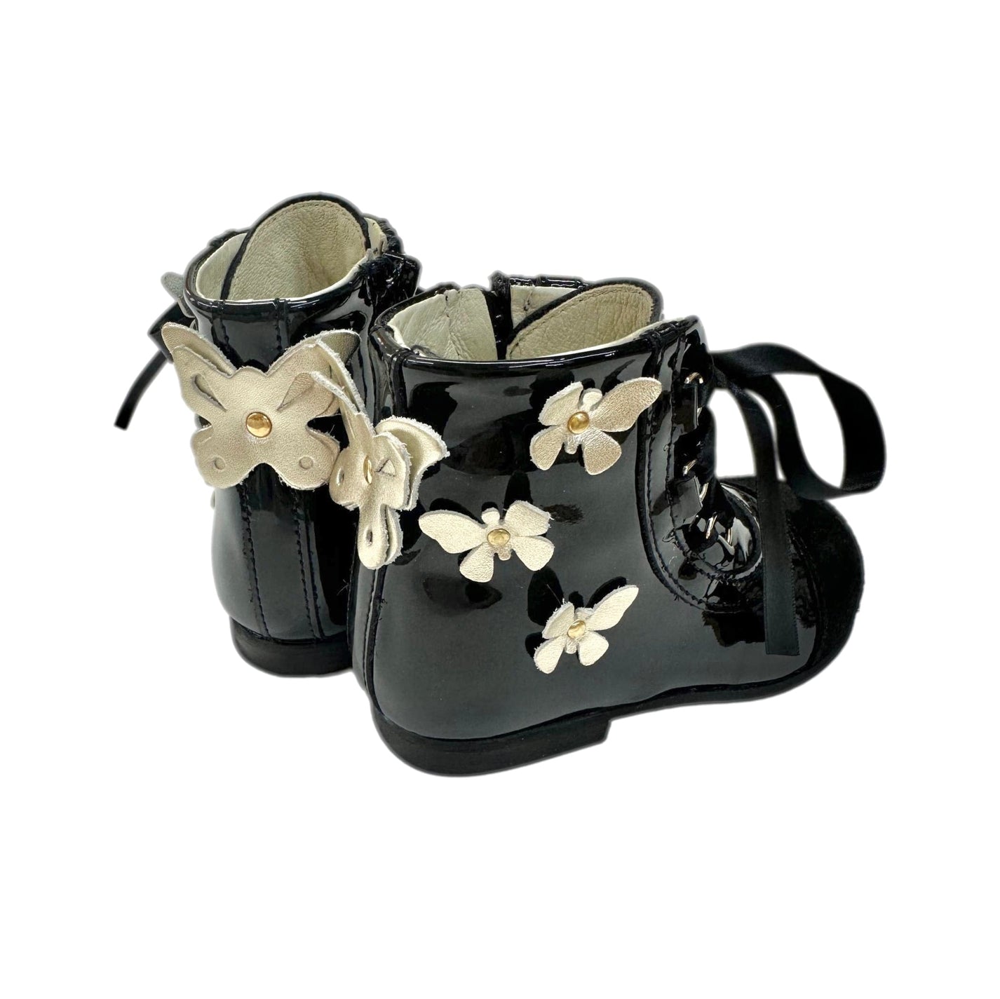 Noir Butterfly Boots – Petite Maison Kids