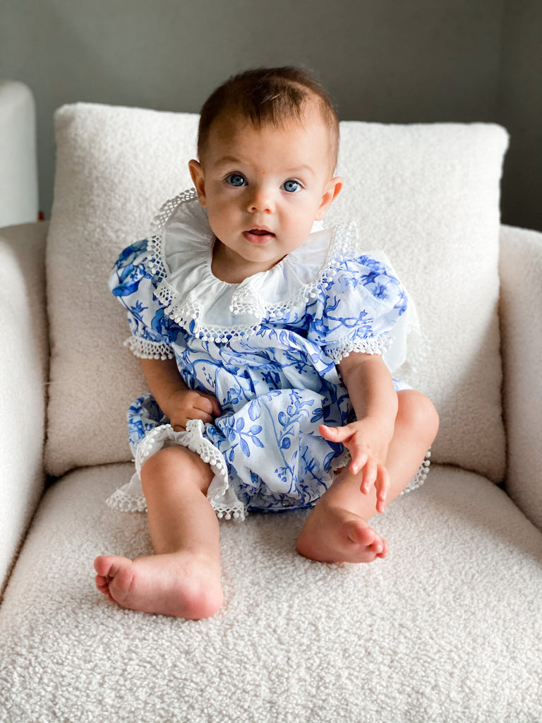 Jaylin Linen Romper – Petite Maison Kids