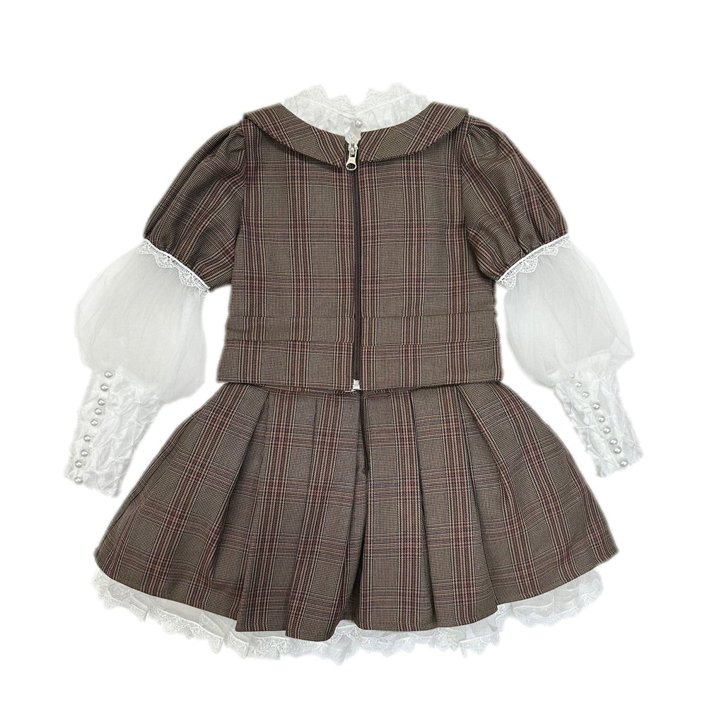 Blair Estate Tweed Top and Skirt Set – Petite Maison Kids